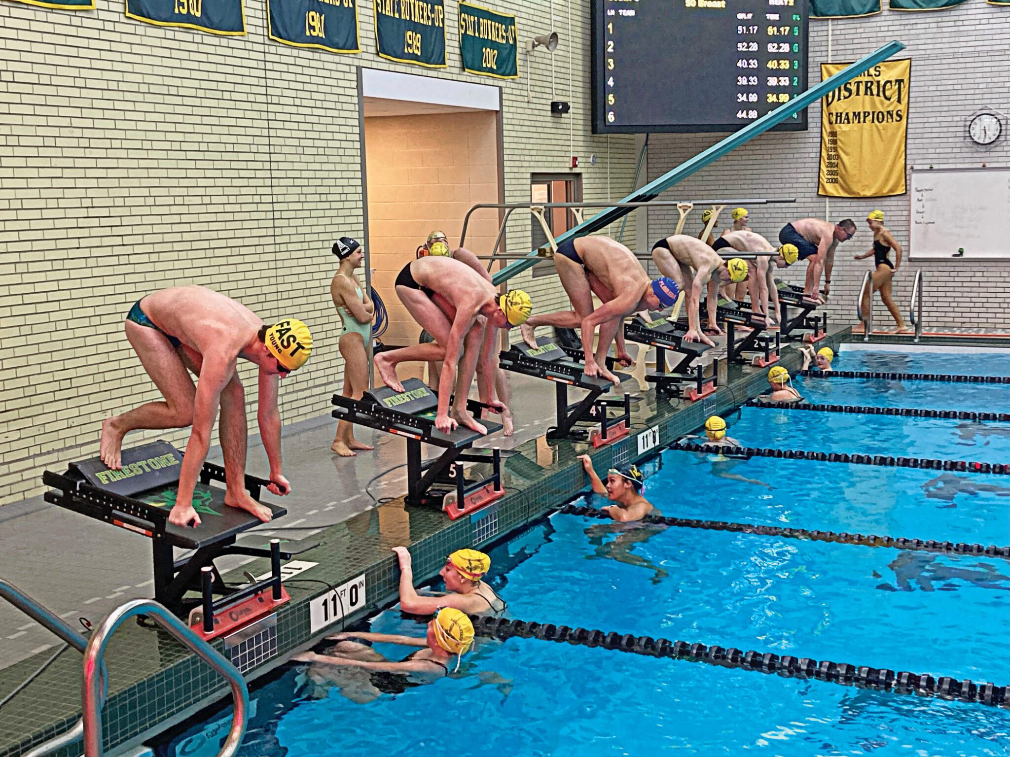 Falcon alums still making waves – Firestone Swimming and Diving