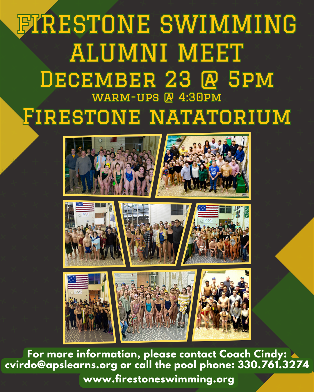 2025 Firestone Alumni Swim Meet – Firestone Swimming and Diving